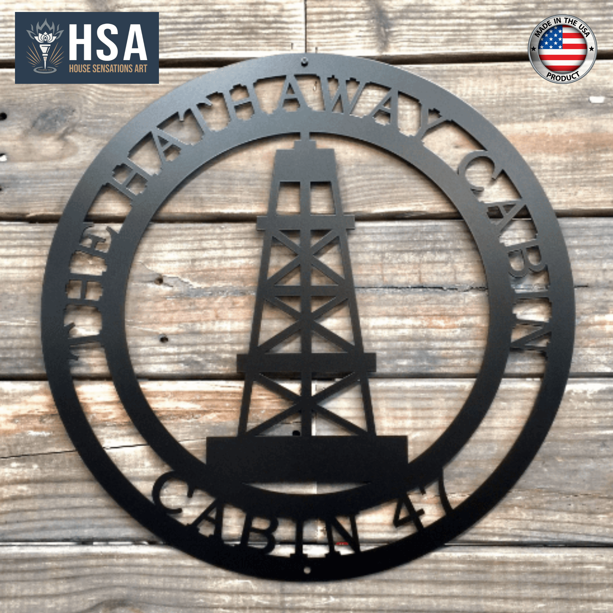 Personalized Oil Rig Art | Metal Wall Signs for Office & Home Decor ...